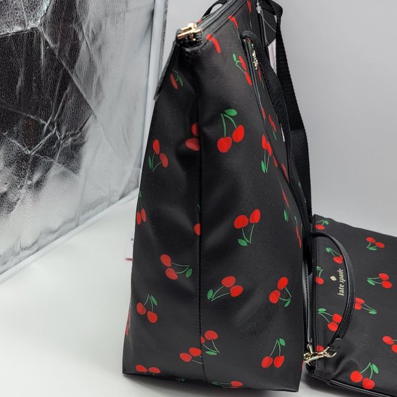 kate spade | Bags | Kate Spade The Little Better Tossed Cherry Packable ...